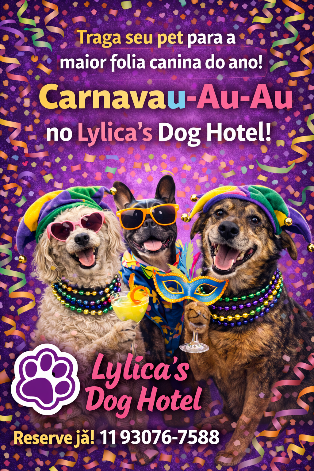 Hotel para cães no Carnaval na Mooca: vagas limitadas, reserve com ...